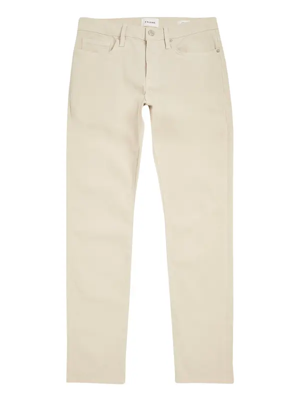 FRAME Slim Fit Jeans - Beige