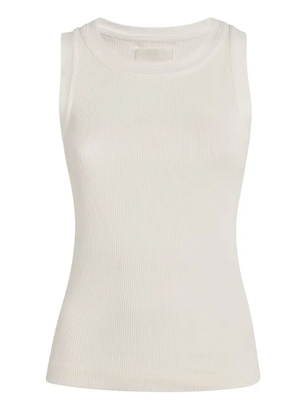 Citizens Of Humanity Isabel Ribbed Tank Top - Ivory