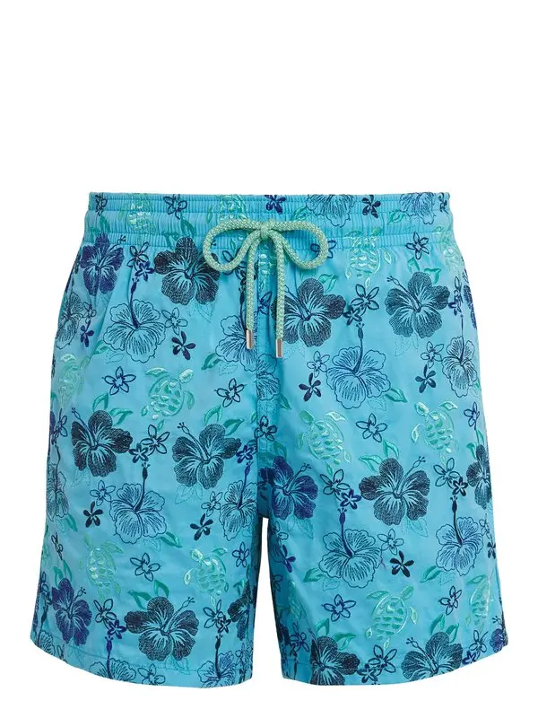 Vilebrequin Embroide Mistral Swim Shorts - Blue