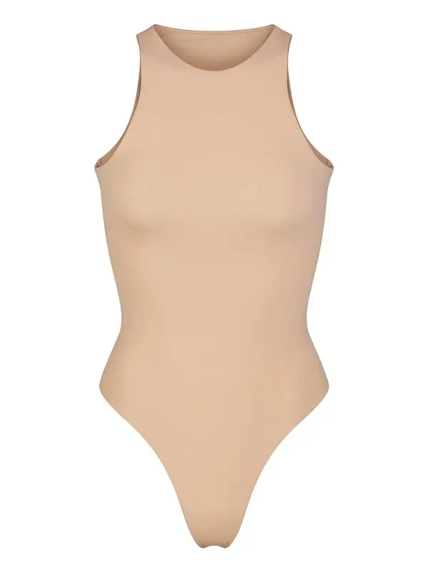 SKIMS Fits Everybody Thong Bodysuit - Beige