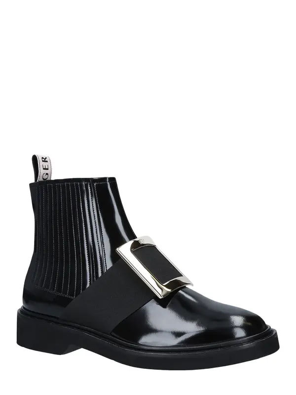 ROGER VIVIER Rangers Chelsea Boots - Black