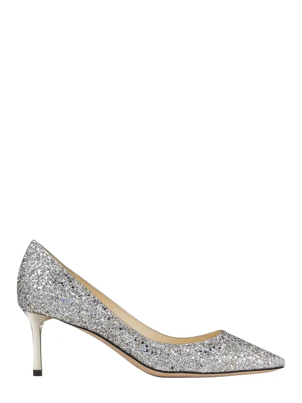 JIMMY CHOO Romy 60 Glitter Pumps - Neutral