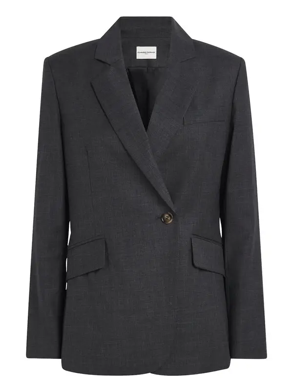 Claudie Pierlot Double-breasted Blazer - Grey