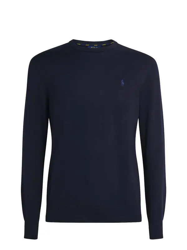 Polo Ralph Lauren Pima Cotton Crewneck Sweater - Navy