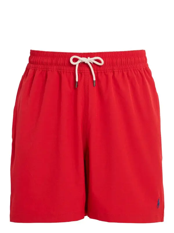 Ralph Lauren Polo Pony Swim Shorts - Red