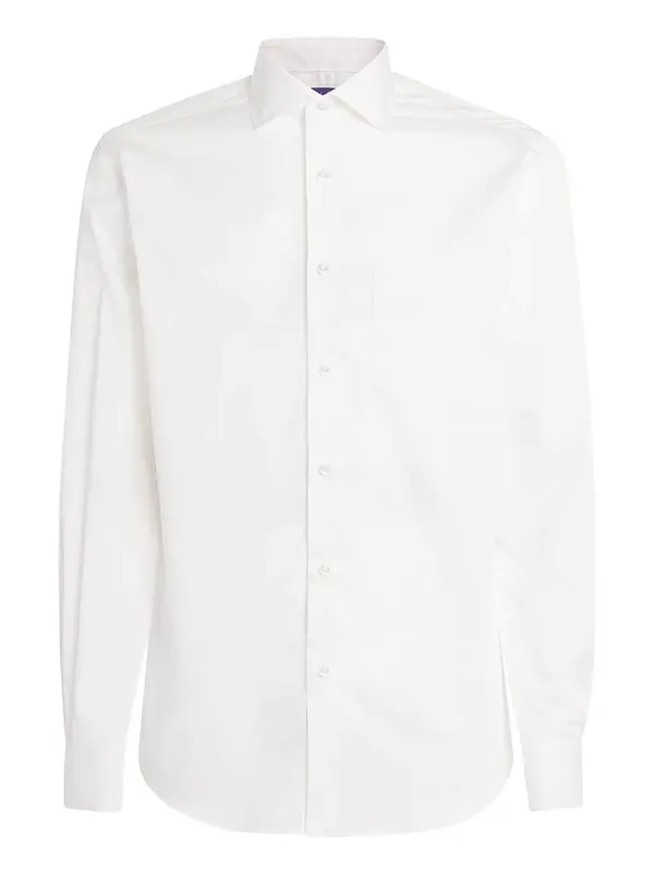 Ralph Lauren Purple Label Cotton Shirt - White
