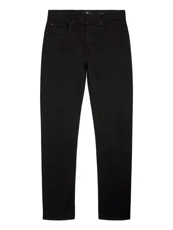 7 For All Mankind Slimmy Luxe Performance Slim Leg Jeans - Black