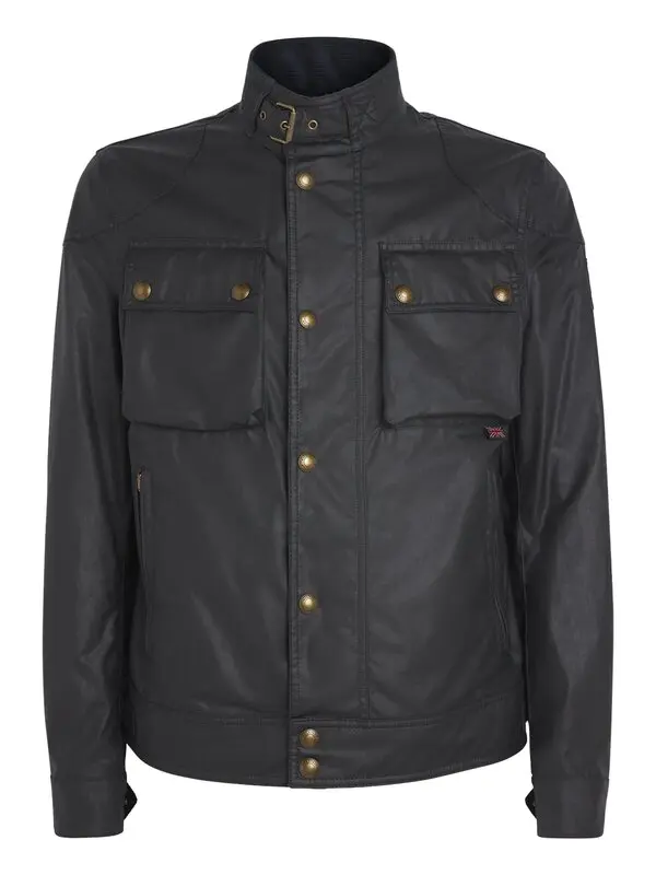 Belstaff Waxed Racemaster Jacket - Navy