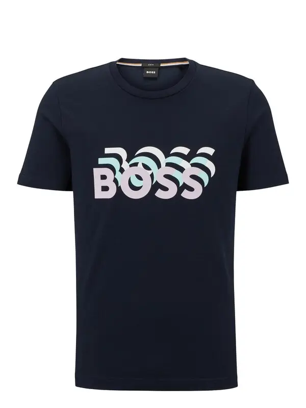 BOSS Logo T-shirt - Blue