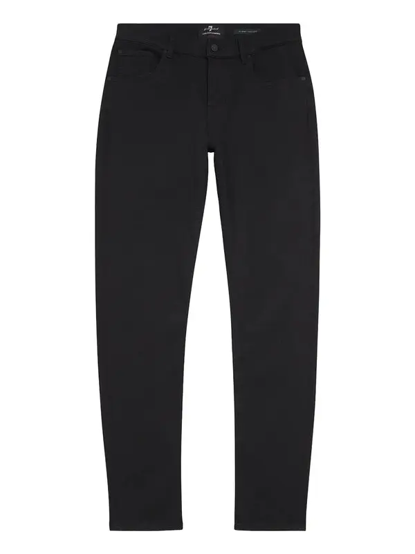 7 For All Mankind Slimmy Tapered Jeans - Black