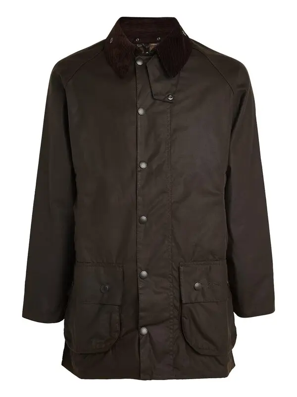 Barbour Waxed Beaufort Jacket - Green