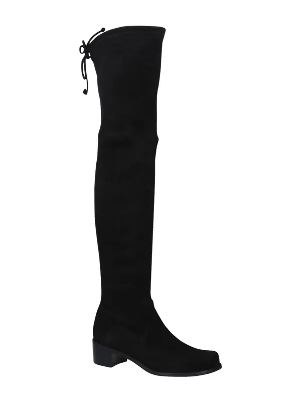 STUART WEITZMAN Suede Midland Over-the-knee Boots - Black