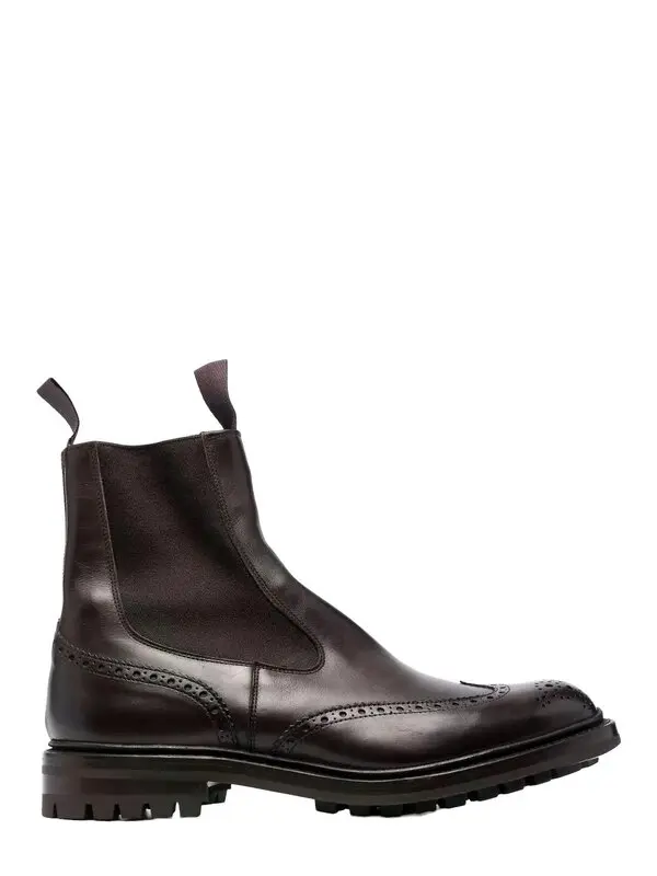 TRICKER'S Detailed Chelsea Boots - Brown