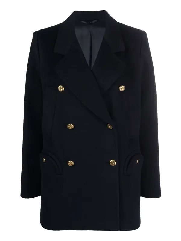 BLAZÉ MILANO Notched-lapel Double-breasted Blazer - Blue