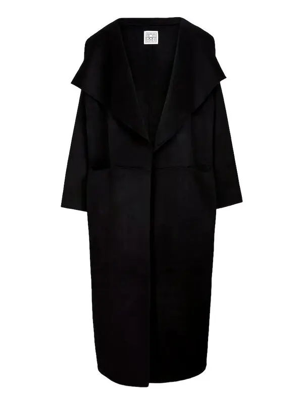 TOTEME Signature Wool And Cashmere Coat - Black
