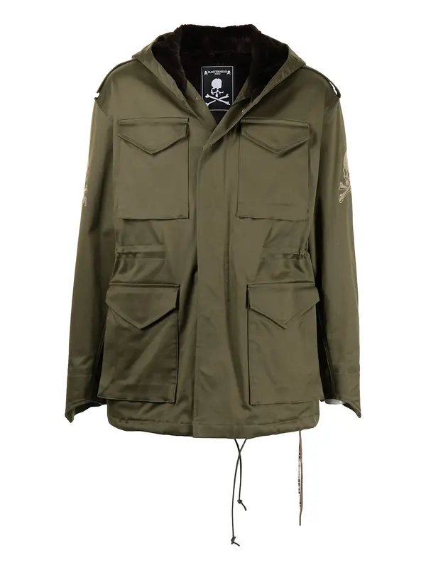 MASTERMIND WORLD Hooded Windbreaker - Green