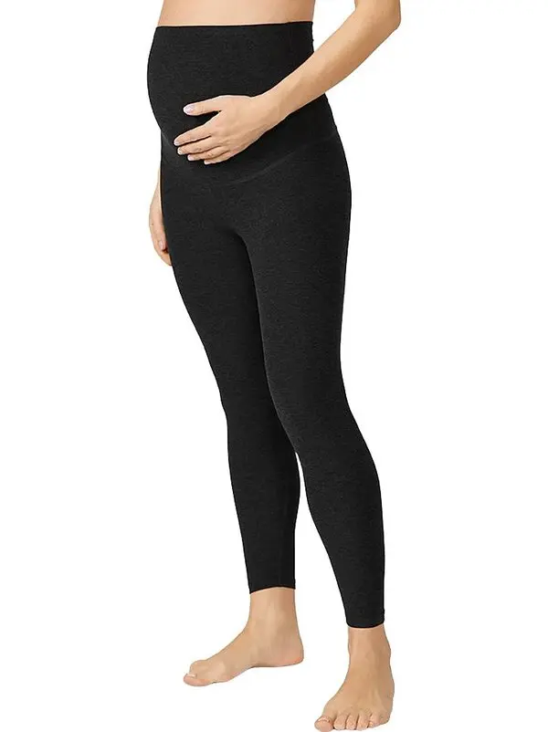 Beyond Yoga Space Dyed Love The Bump Maternity Leggings - Darkest Night