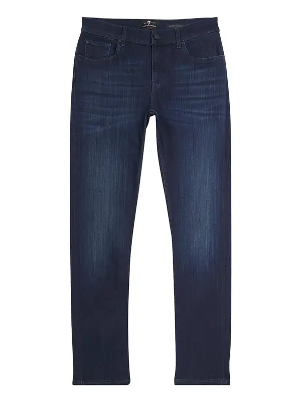 7 For All Mankind Slimmy Tapered Luxe Performance Plus Jeans - Navy