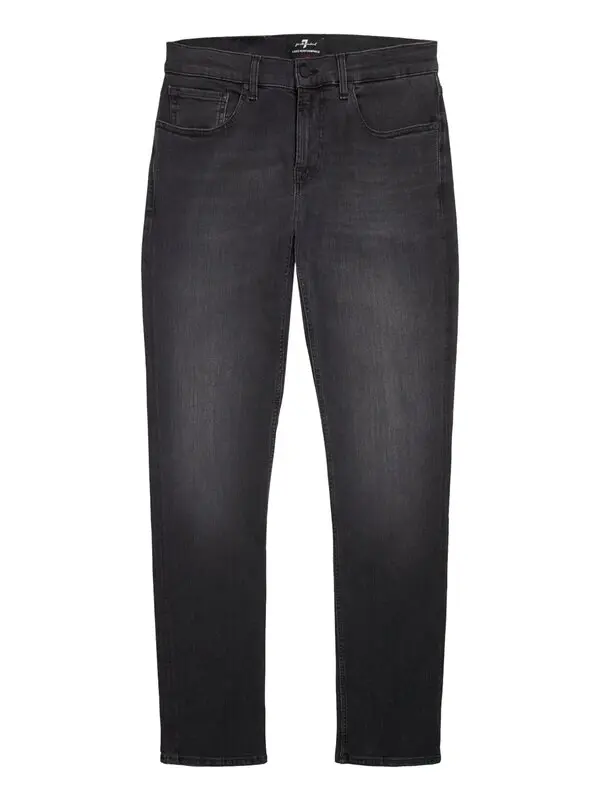 7 For All Mankind Slimmy Lux Performance Plus Jeans - Black