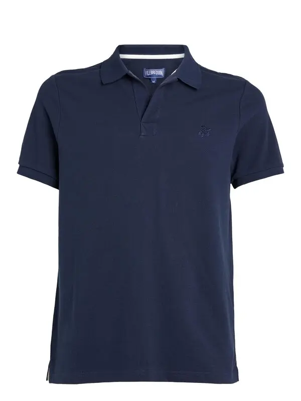 Vilebrequin Logo Polo Shirt - Navy
