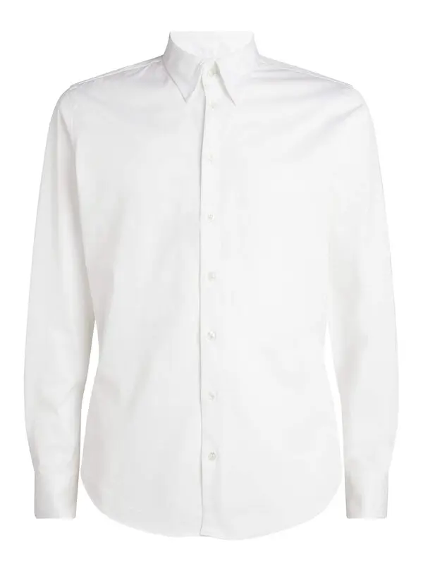 Giorgio Armani Cotton Formal Shirt - White