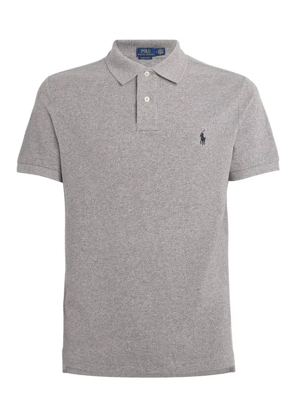 Polo Ralph Lauren Cotton Polo Pony Polo Shirt - Grey