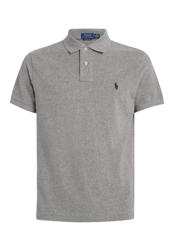 Polo Ralph Lauren Cotton Polo Pony Polo Shirt - Grey