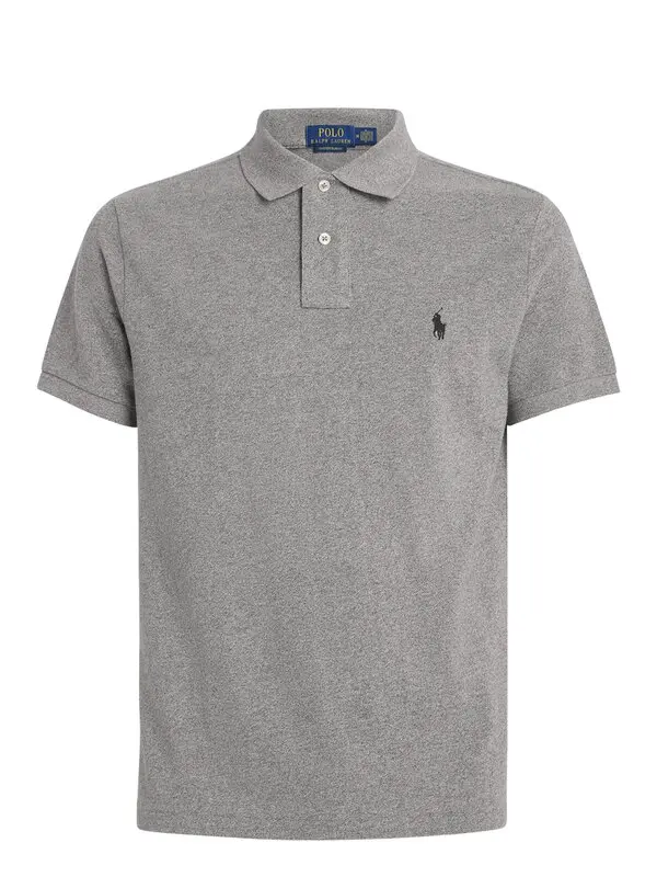 Polo Ralph Lauren Cotton Piqué Polo Shirt - Grey