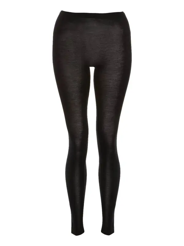 Hanro Pure Silk Leggings - Black