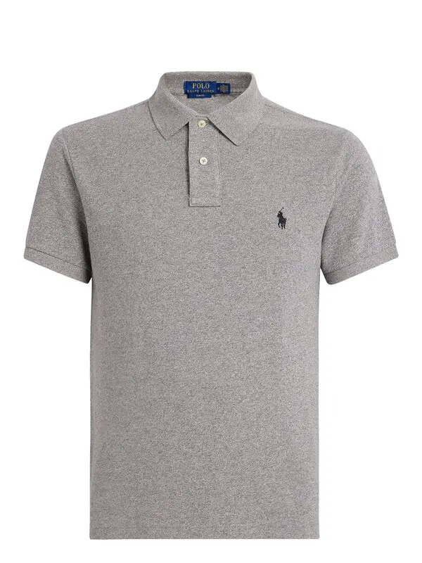 Polo Ralph Lauren Logo Polo Shirt - Grey