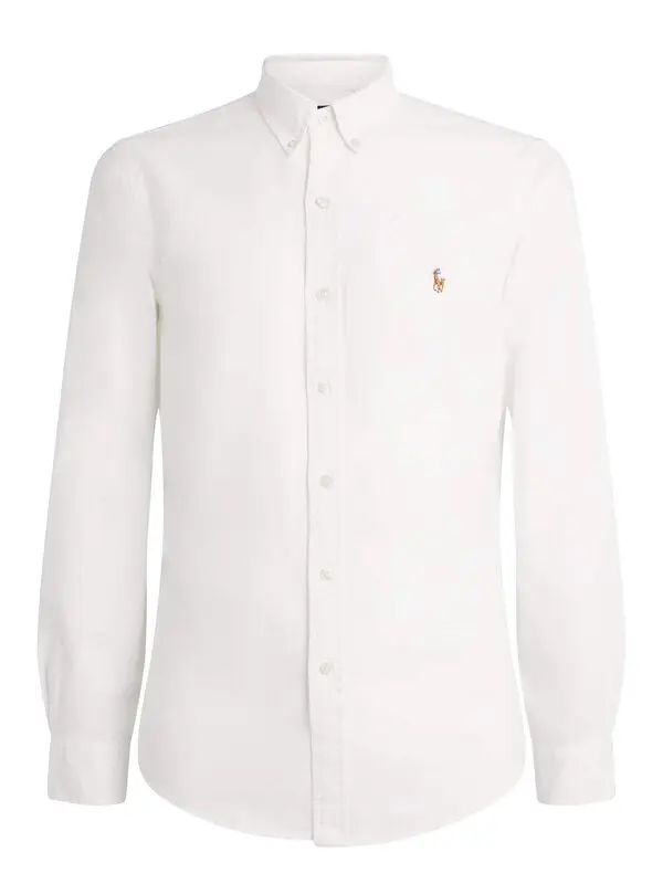 Polo Ralph Lauren Slim Oxford Shirt - White