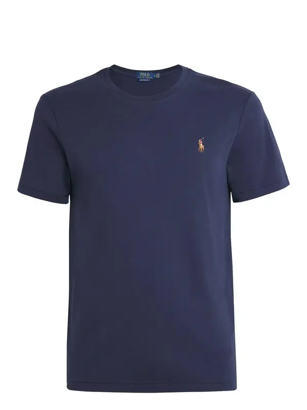 Polo Ralph Lauren Pima Cotton Polo Pony T-shirt - Navy