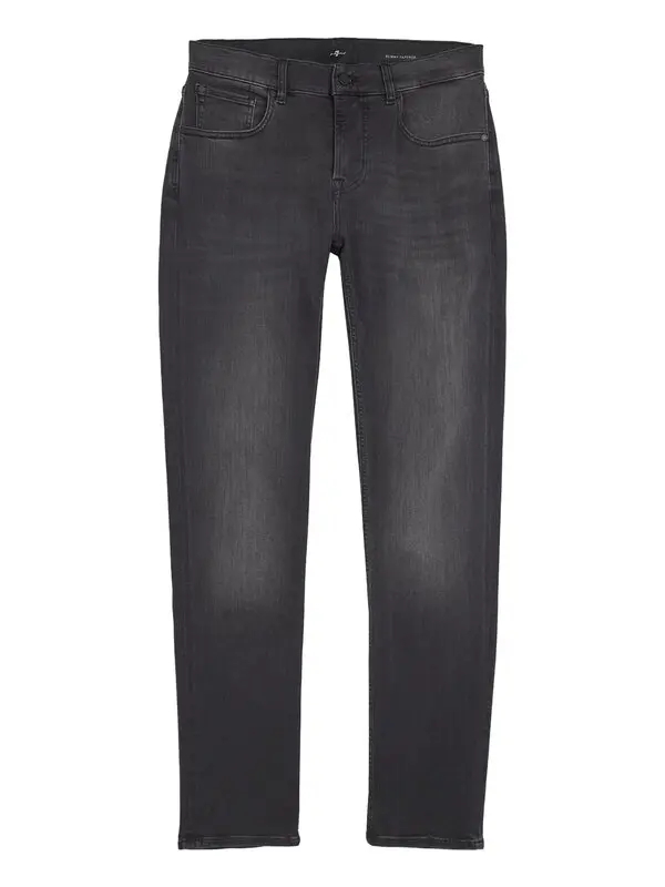 7 For All Mankind Slimmy Tapered Luxe Performance Jeans - Black