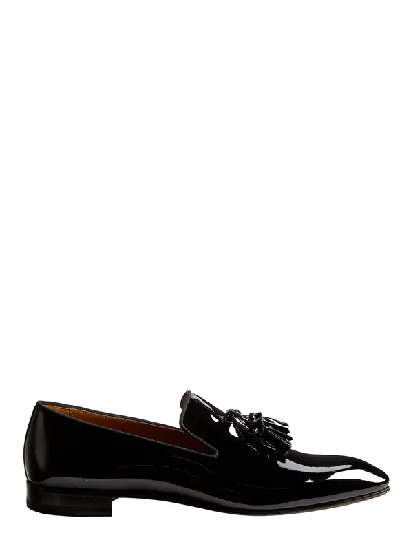 CHRISTIAN LOUBOUTIN Dandelion Tassel Loafers - Black