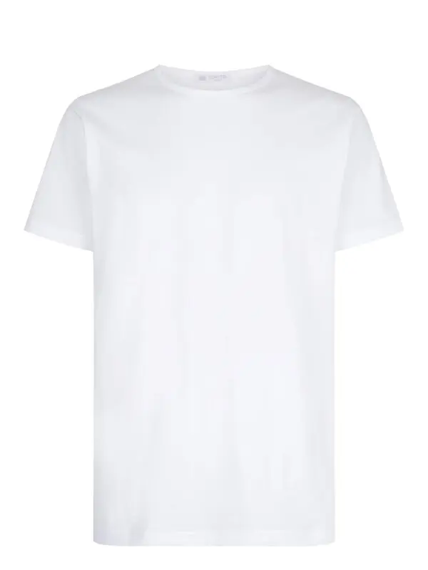 Sunspel Crew Neck Lounge Top - White