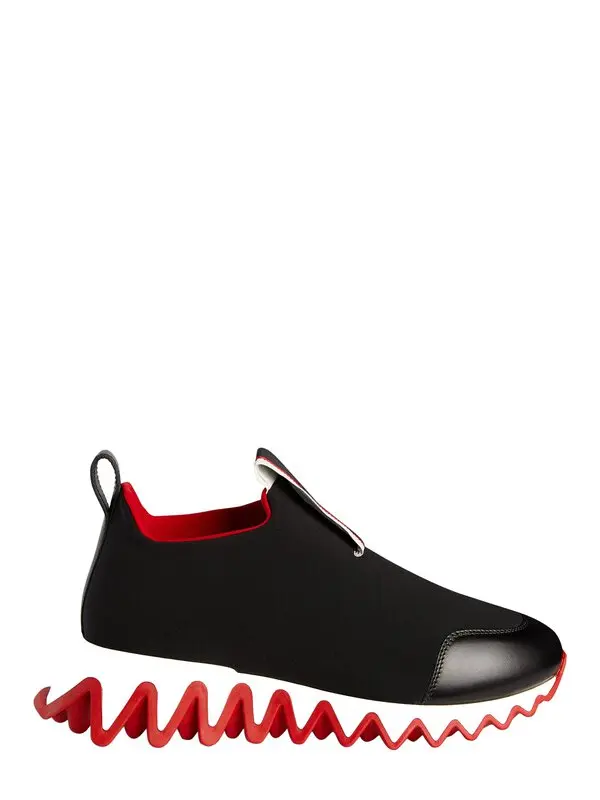 CHRISTIAN LOUBOUTIN Tiketa Run Flat Sneakers - Black
