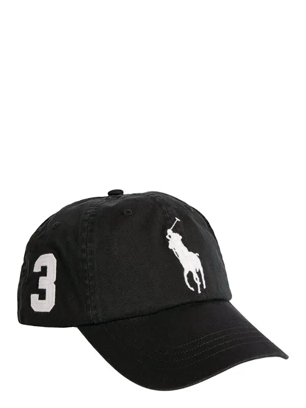 Polo Ralph Lauren Cotton Twill Cap - Black