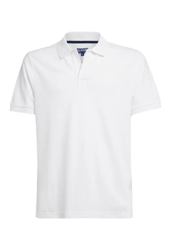 Vilebrequin Logo-embroidered Polo Shirt - White