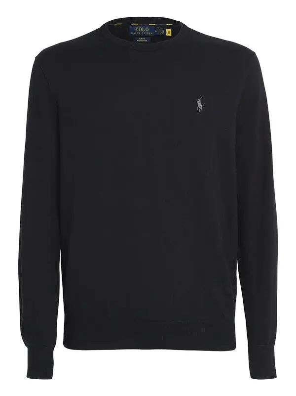 Polo Ralph Lauren Pima Cotton Sweater - Black