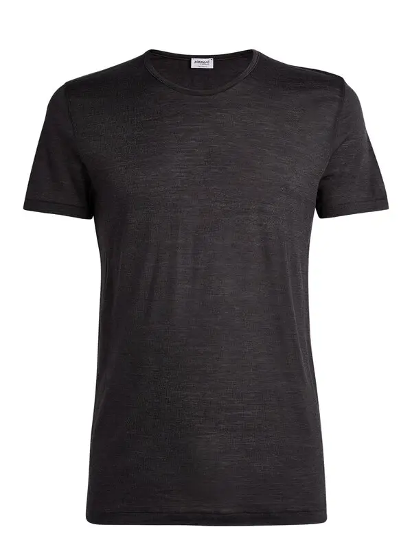 Zimmerli Thermal T-shirt - Grey