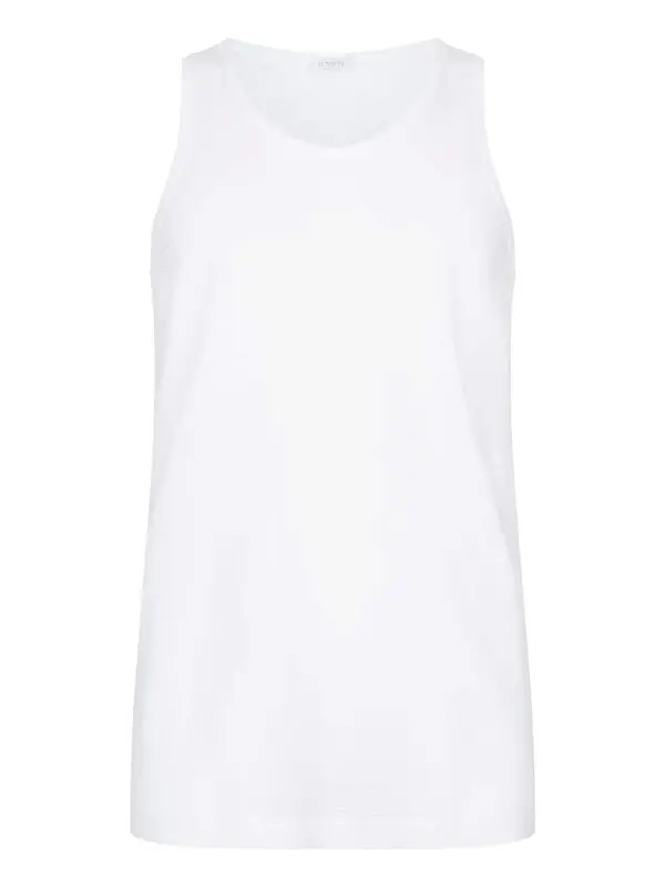 Sunspel Cellular Cotton Vest - White