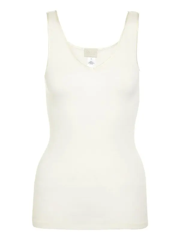 Hanro Wool And Silk Tank Top - Green