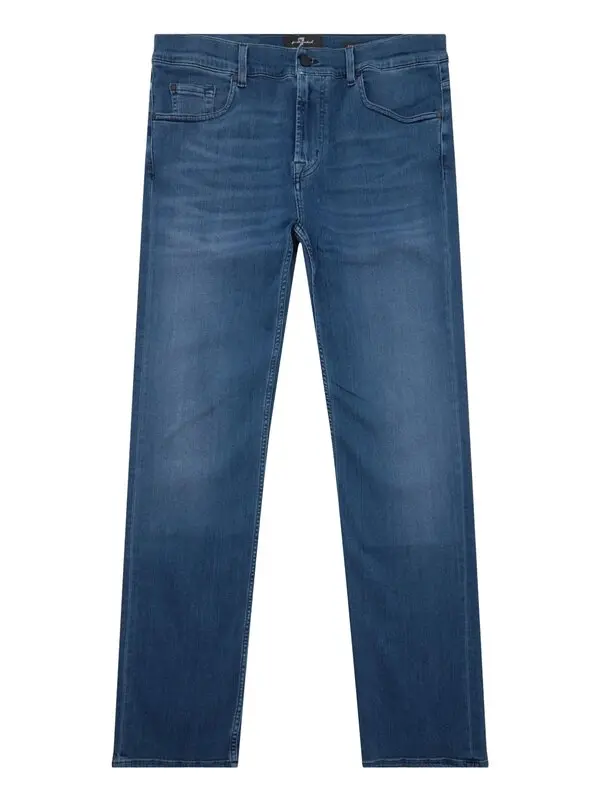 7 For All Mankind Straight Luxe Performance Jeans - Blue