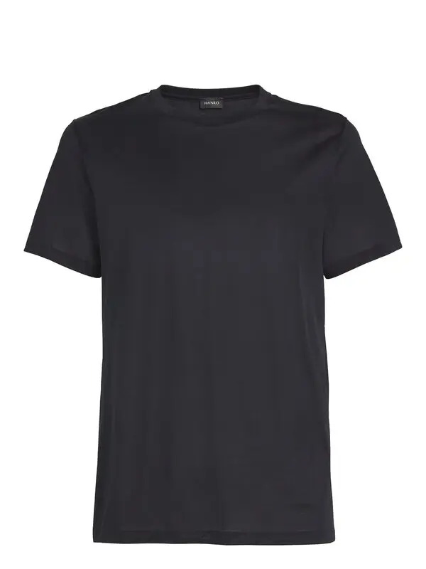 Hanro Cotton T-shirt - Black