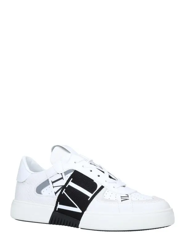 Valentino Garavani Vl7n Leather Sneakers - White