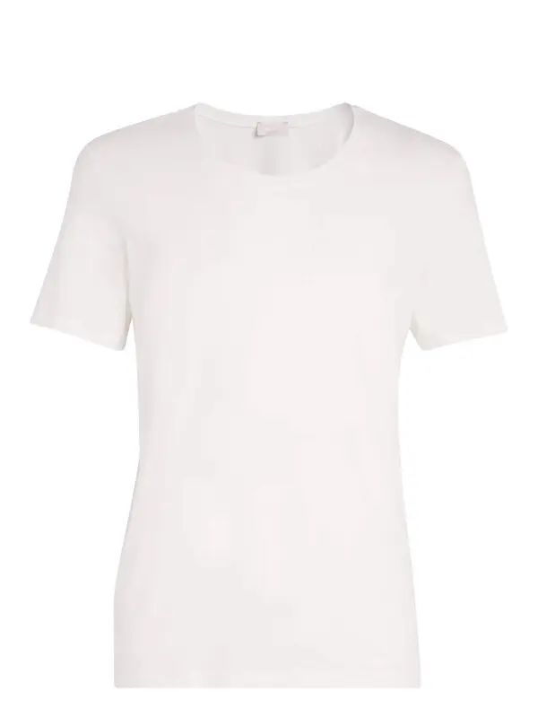 Hanro Cotton Superior Short Sleeve T-shirt - White