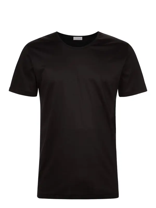 Zimmerli 286 Sea Island Round Neck T-shirt - Black