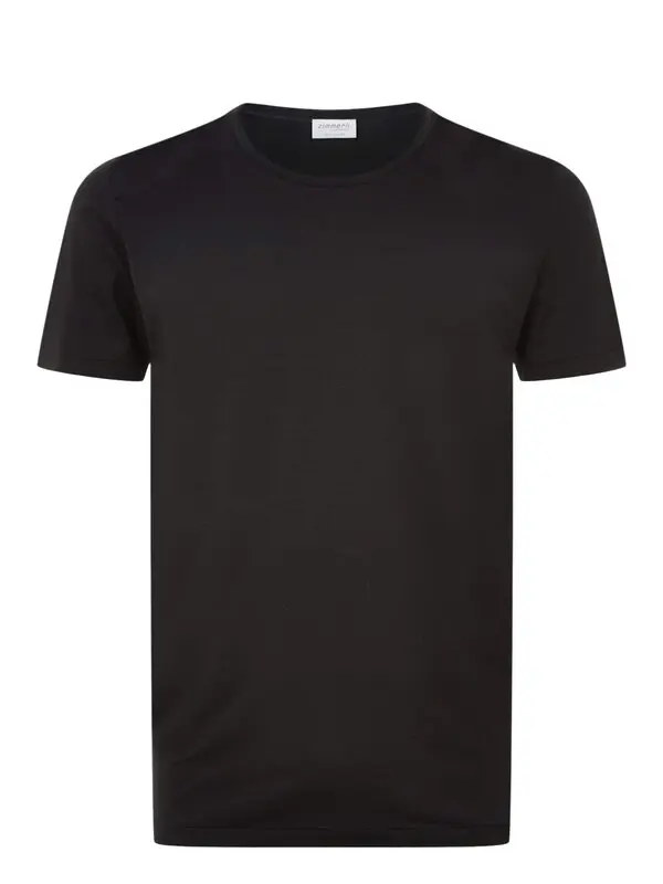 Zimmerli 172 Pure Comfort Round Neck T-shirt - Black