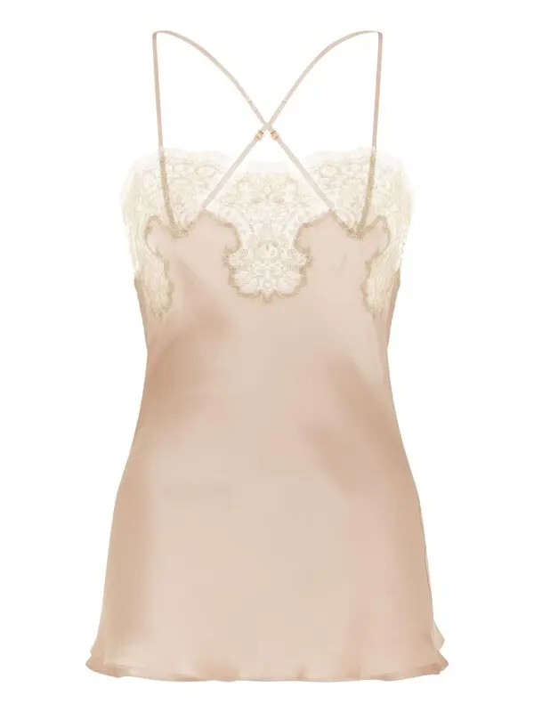 GILDA & PEARL Gina Satin Camisole - Beige