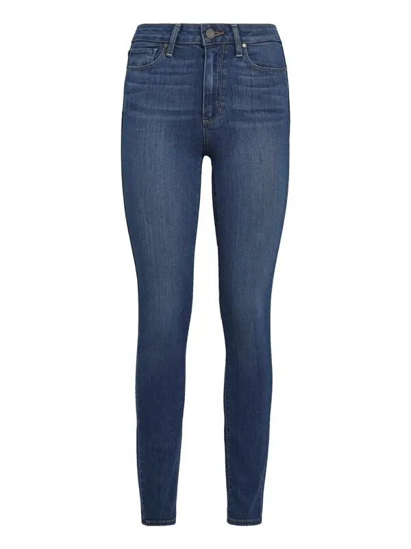 Paige Hoxton Ultra Skinny Ankle Length Jeans - Blue